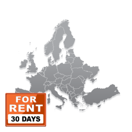 Rental Map for Full Europe - 1 month subscription 2014.12